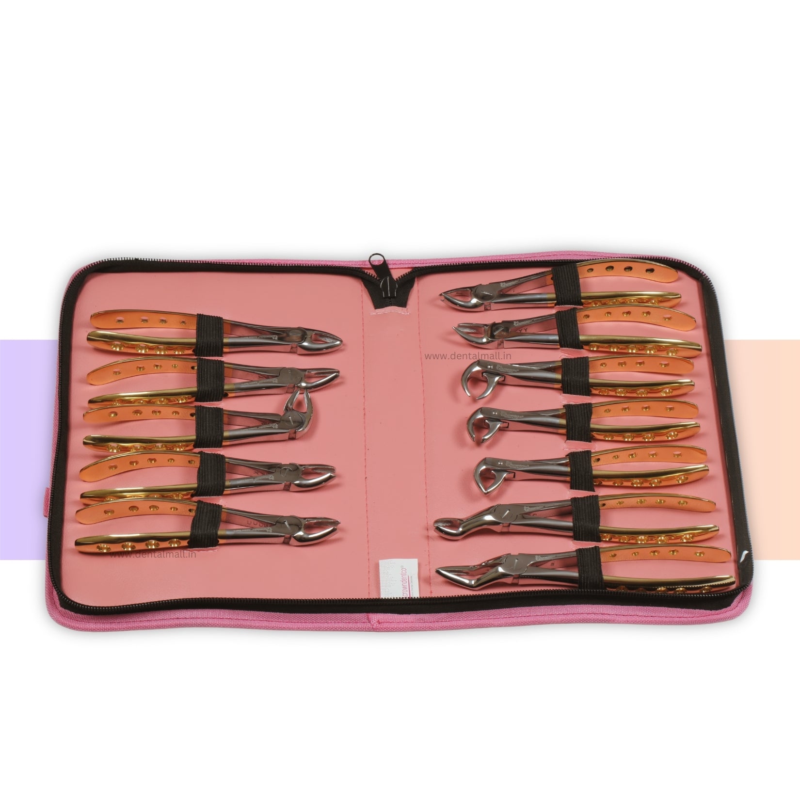 Extraction Tooth Forceps Kit - Premium Gold DLC Finish Surface SI-Ergo ...
